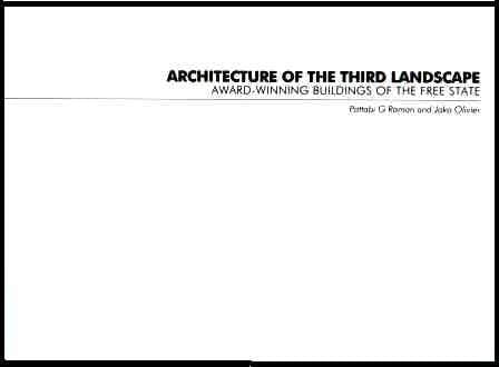 Architecture of the Third Landscape - David Krut Books